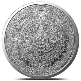 Buy 1 oz Aztec Calendar Silver Round | SD Bullion