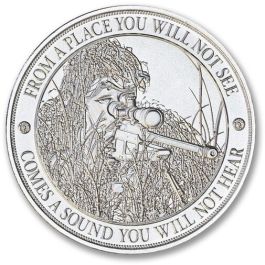 Buy 1 oz Sniper Silver Round | SD Bullion