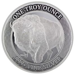 Buy 1 oz MintID Buffalo Silver Round (AES-128 Encrypted) | SD Bullion