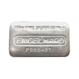 10 oz Silver Engelhard Bars - Random Design