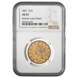 Buy 1841 NGC AU-55 $10 Liberty Eagle Gold Coin - Granite Lady Hoard ...