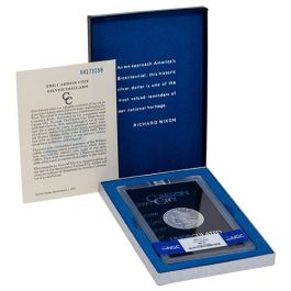 Buy 1882-1884-CC NGC MS-61 Morgan Silver Dollar GSA with Box & COA ...