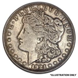 Buy 1921 Morgan Dollar Silver Coin XF | SD Bullion