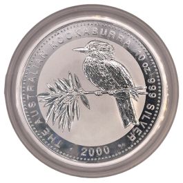 2000 10 oz Australian Kookaburra Silver Coin