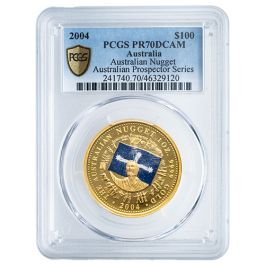 Buy 2004 PCGS PR-70 1 oz Australian Prospector Series Gold Nugget Proof ...