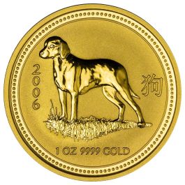 Buy 2006 1 oz Year of the Dog Gold Coin | Lunar Series 1 | SD Bullion