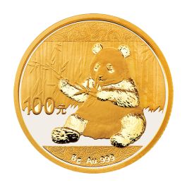 2017 8 Gram Chinese Gold Panda Coin BU