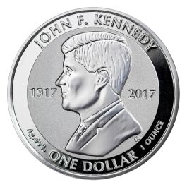2017 John F. Kennedy 1 oz Reverse Proof Silver Coin