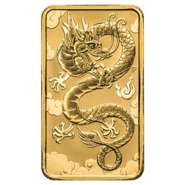Buy 2019 1 oz Dragon Rectangular Gold Coins - Free Shipping | SD Bullion