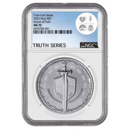 Buy 2022 1 oz NGC MS-70 Sword of Truth Silver Coin | SD Bullion