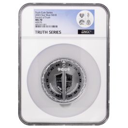 2023 NGC MS-70 5 oz Sword of Truth Silver Coin - High Relief