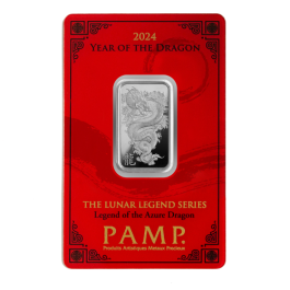 Buy 2024 10 Gram Year of the Dragon Silver Bars from PAMP Suisse | SD ...