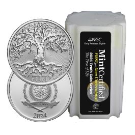 Buy 2024 1 oz Silver Tree of Life MintCertified™ First30 Sealed Tubes ...