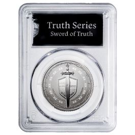 2024 PCGS PR-70 First Strikes 1 oz Sword of Truth Reverse Proof ...