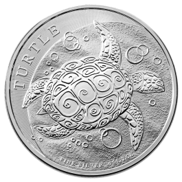 2016 2 oz Niue Turtle Silver Coin