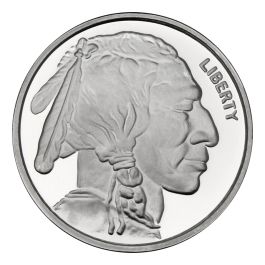 1 oz SilverTowne Silver Buffalo Round