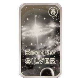 Silver To The Moon Birth of Silver 1 oz Proof Silver Bar