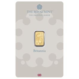 Buy 1 gram British Gold Britannia Bars - Best Prices Online