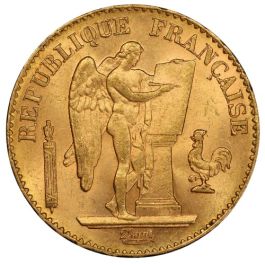 Buy French 20 Franc Lucky Angel Gold Coin Avg Circulated - Random Year | SD Bullion