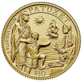 Buy 2020-W 1/4 oz American Mayflower 400th Anniversary Reverse Proof ...
