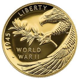 2020-W 1/2 oz $25 American End of World War II Commemorative Proof Gold ...