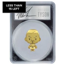 Buy 2024 PCGS PR-70 2 oz Celebrity Mint Mike Tyson Gilded Chibi ...