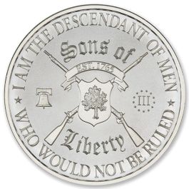 Buy 1 oz Sons of Liberty Silver Round | SD Bullion