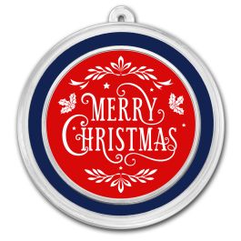 1 oz Silver Holiday Round - Merry Christmas