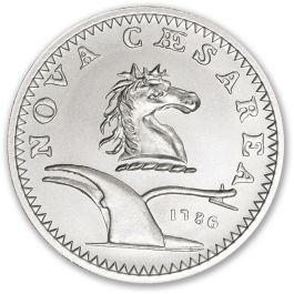 2 oz Intaglio Mint New Jersey Copper Silver Round