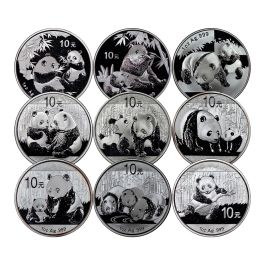 Chinese Silver Panda Coin 1 oz Random Year | China Silver