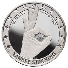 Buy 1 oz SD Bullion "Yankee Stacking" Silver Round | SD Bullion