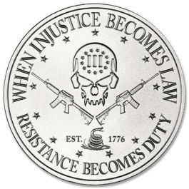 Buy 1.5 oz Deuce Four Skull Type II Silver Round | SD Bullion