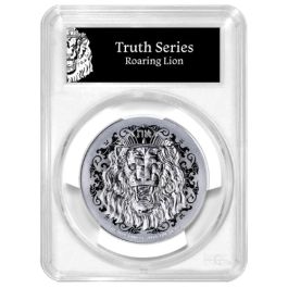 Buy 2024 PCGS MS-70 5 oz Roaring Lion Silver Coin - High Relief | SD ...