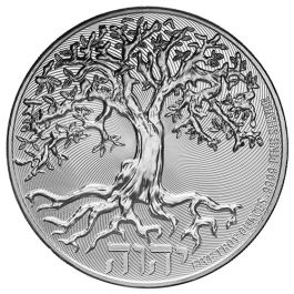 2024 5 oz Tree of Life High Relief Silver Coin Free Shipping