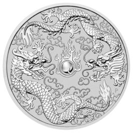 Buy 2019 1 oz Double Dragon Silver Coin | SD Bullion