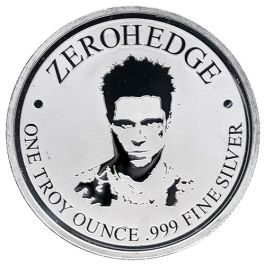 Buy 1 oz ZeroHedge Silver Round | SD Bullion