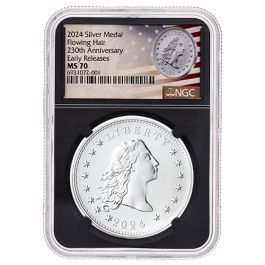 Buy 2024 NGC MS-70 Early Releases 1 oz US 230th Anniversary Flowing ...