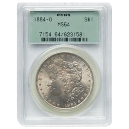 1884-O PCGS MS-64 Morgan Dollar Silver Coin - Old Green Holder Fast Shipping
